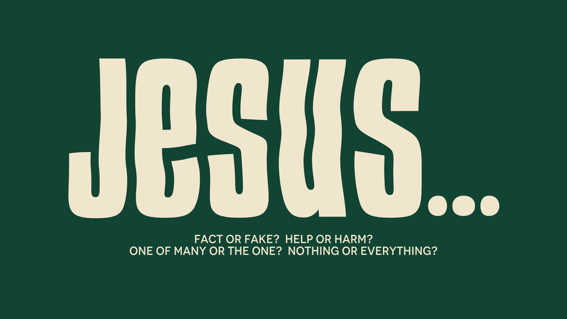 Jesus 1920x1080-Green | Trinity Church Golden Grove
